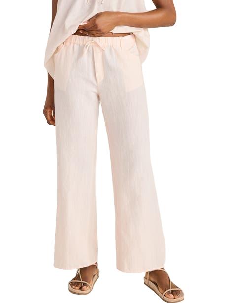 HAVEN WELL WITHIN Haven Well Within Organic Cotton Linen Relaxed Fit Drawstring Pants
